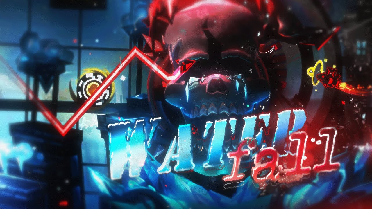 【4K】 "Waterfall" (TOP 40 Extreme Demon) by [cherry] team | Geometry ...