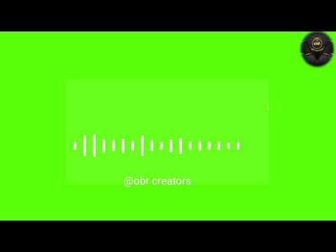 Green Screen Audio Spectrum 2020 Green Screen Audio Effect | Audio wave green screen