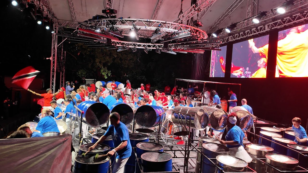 Croyden steel Orchestra (VIEW FROM THE STAGE) UK National Panorama 2024 ...