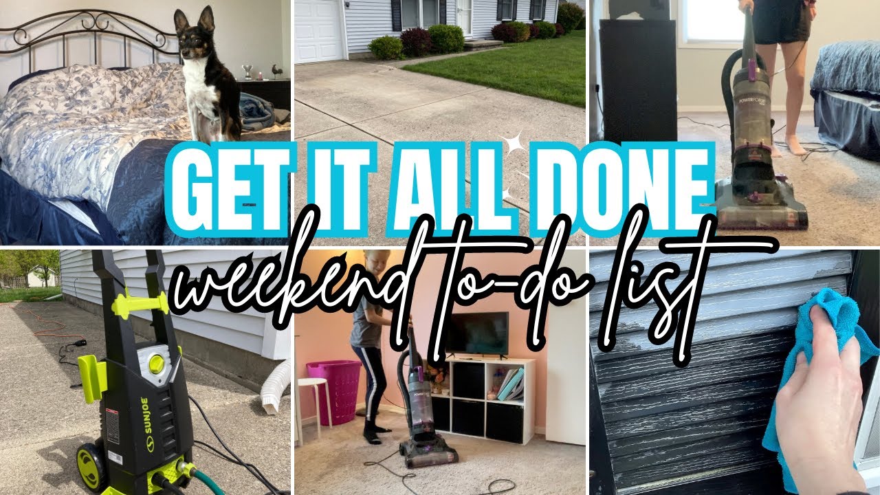 GET IT ALL DONE WITH ME | WEEKEND WARRIORS | PRESSURE WASHING THE ...