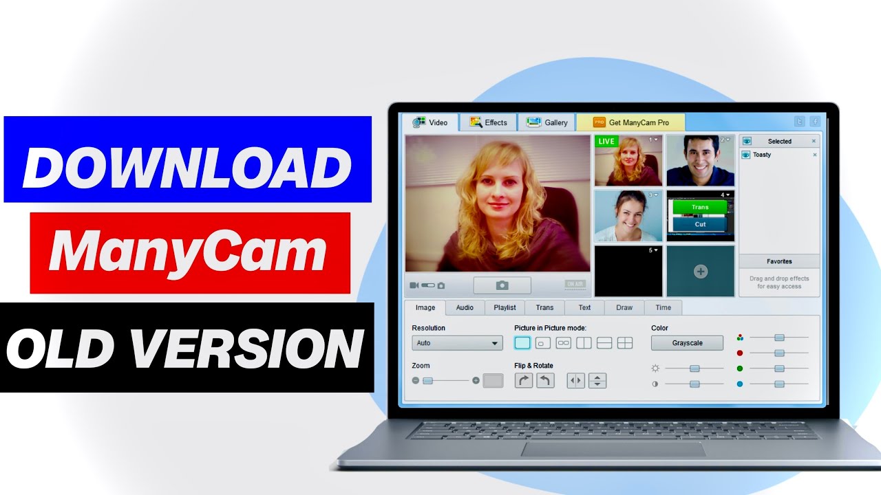 How to INSTALL Old VERSION ManyCam 4.1.2 On PC/Laptop & Mac - YouTube