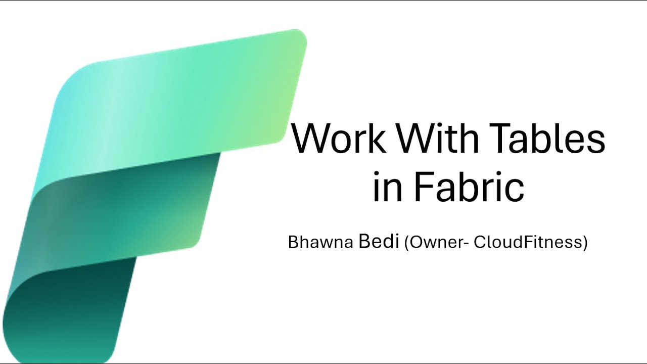 15 Work with Tables in Fabric warehouse - YouTube