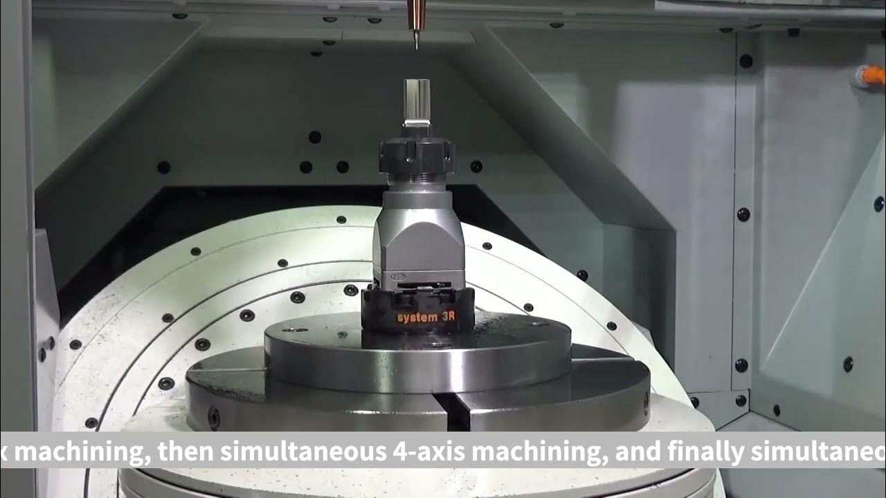 D200Z Simultaneous 4 axis machining of punches - YouTube