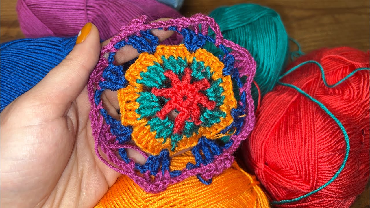 Granny square 2 parte 1/2 - YouTube