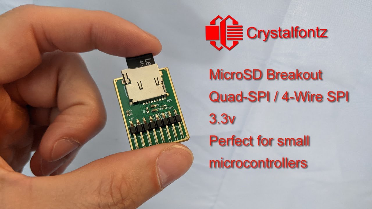 New Accessories! MicroSD Card Breakout Board & MicroSD Cards - YouTube