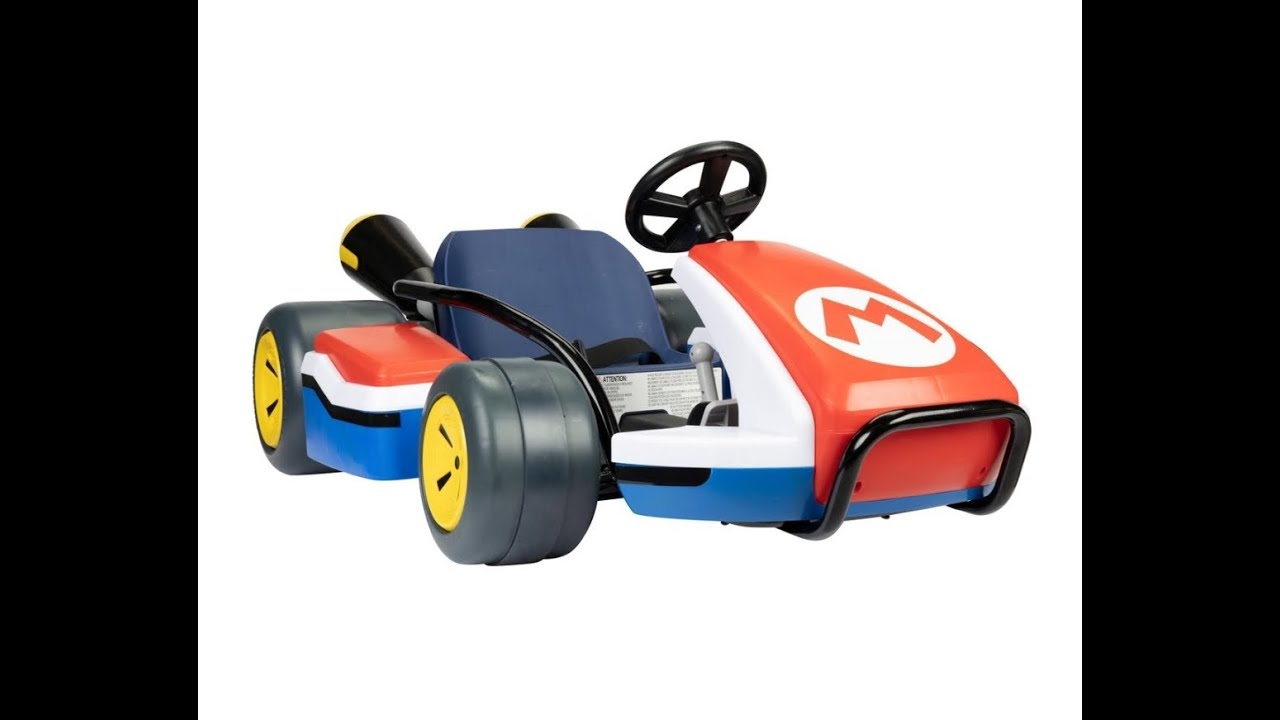 Mario Kart 24V Ride-On Racer - YouTube