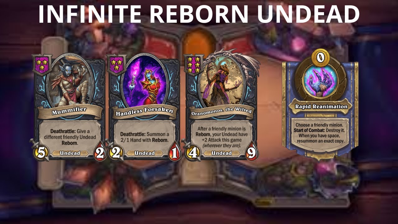 Reborn Teron Undead Run I Hearthstone Battlegrounds - YouTube
