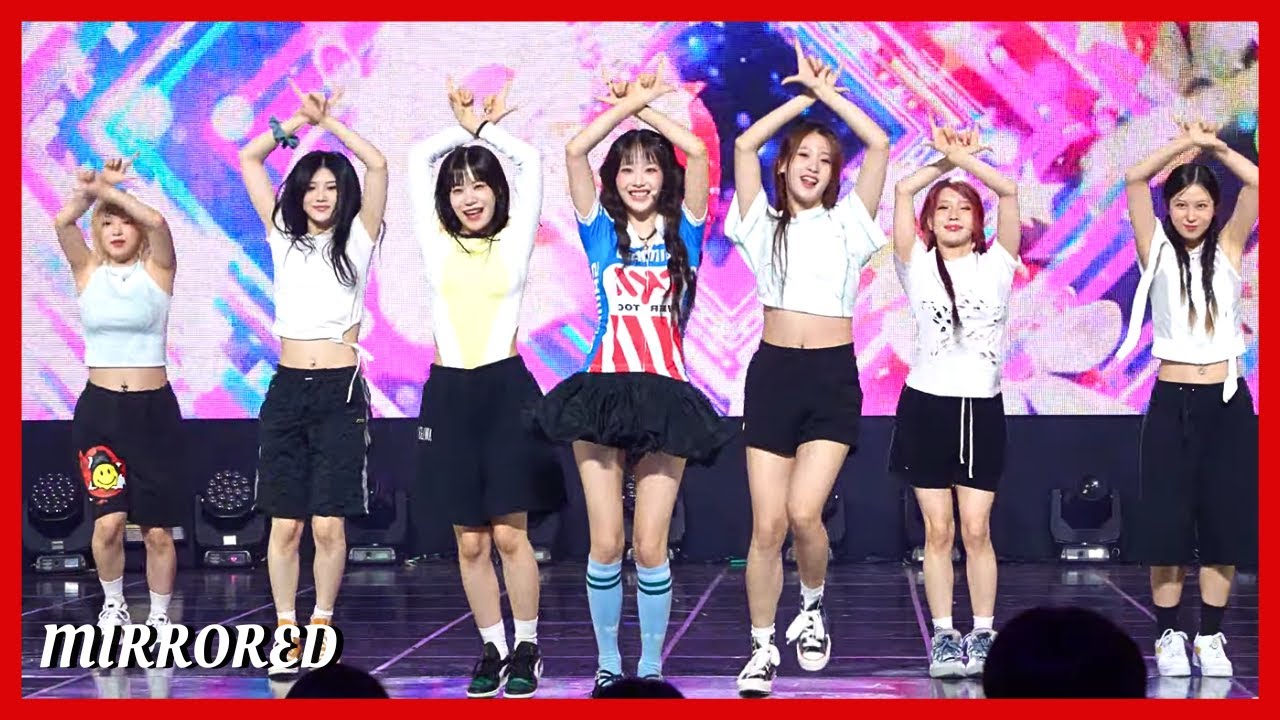 CHUU - 'Strawberry Rush' Dance Practice Mirrored (4K) - YouTube