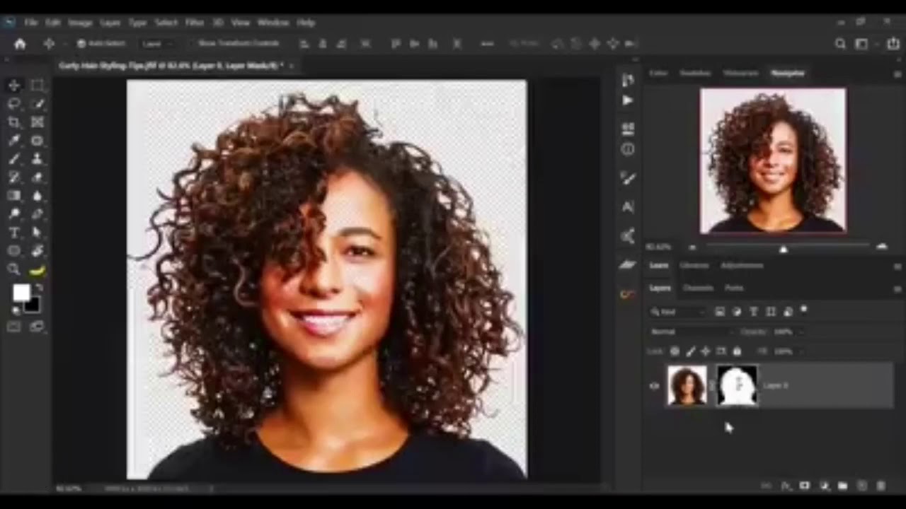 Learn to select Hair & Splash Color using Photoshop Cs6 - YouTube