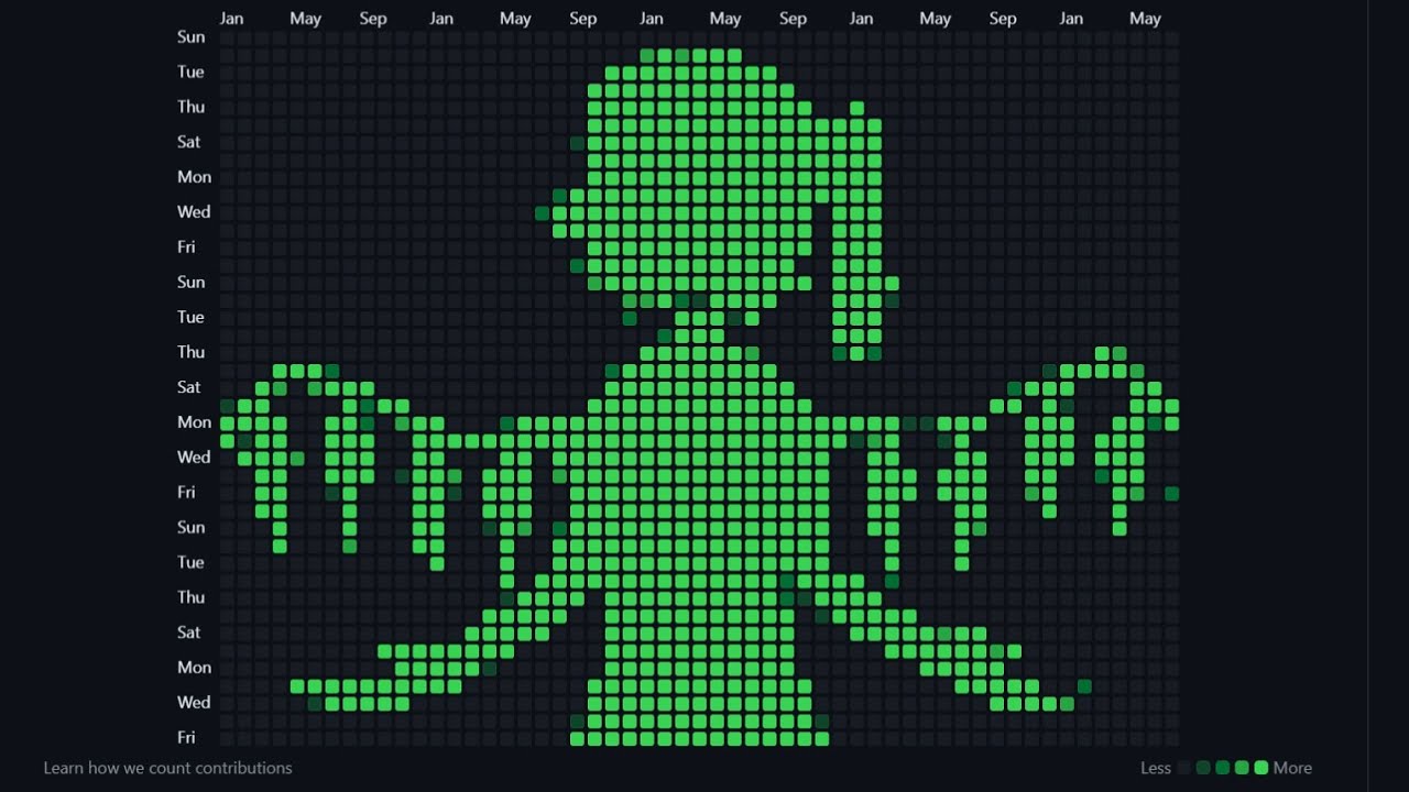 GitHubで Bad Apple!! を再現してみた | Bad Apple!! but it's on GitHub - YouTube