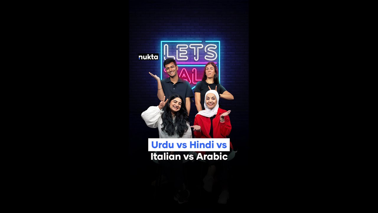 One Word, Four Languages! | Hindi 🇮🇳 vs. Urdu 🇵🇰 vs. Italian 🇮🇹 vs ...