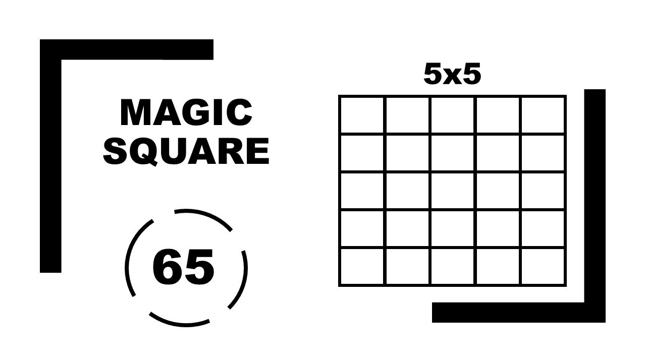 5x5 Magic Square Puzzle | Puzzle # 9 | CSWS - YouTube