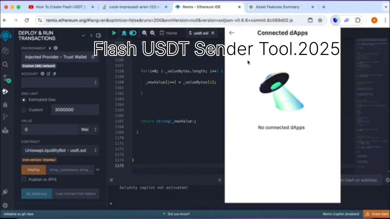 How To Create Flash USDT | how to create flash usdt sender 2025 - YouTube