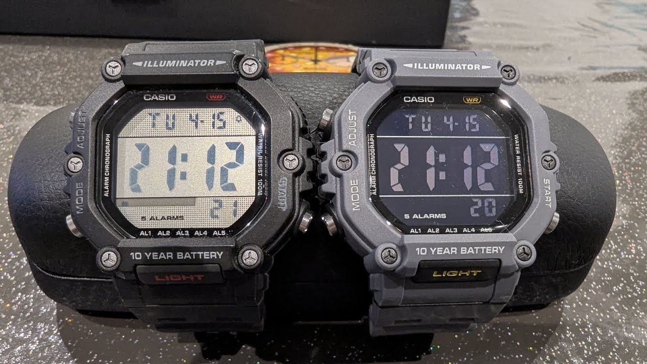 Casio AE1600 Negative Display - Unboxing & Review - YouTube