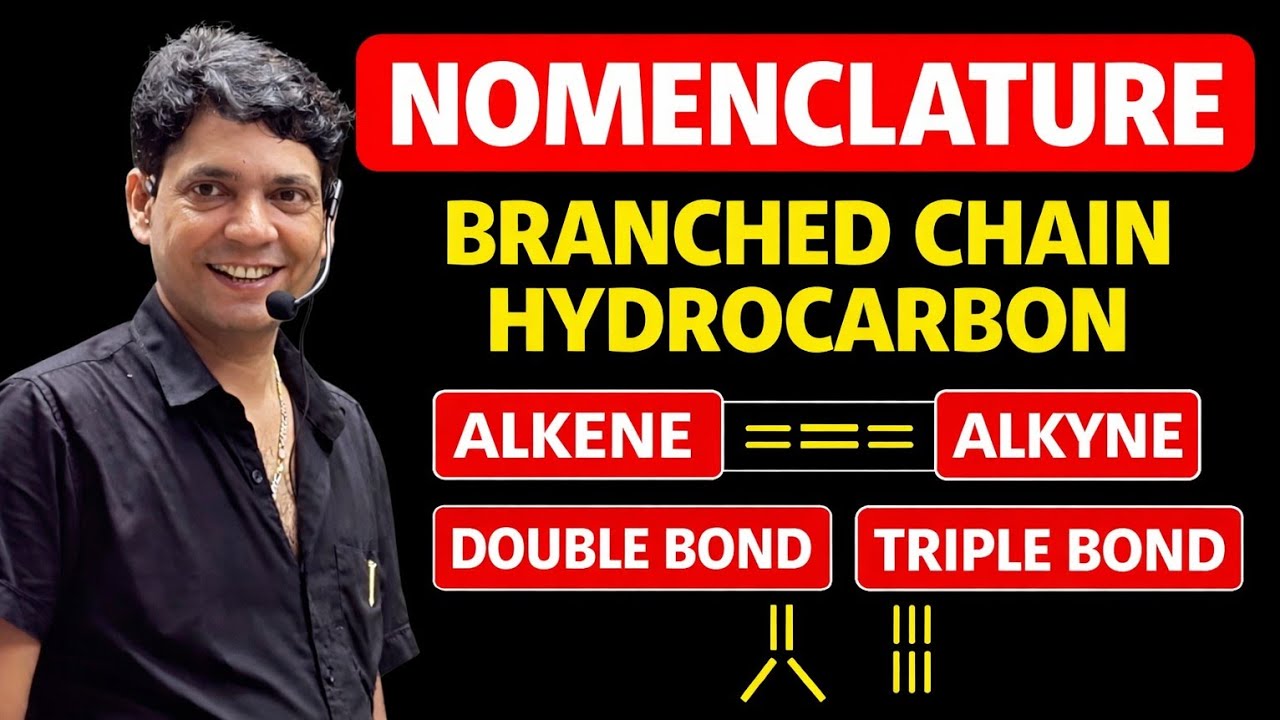 13 Organic Chemistry | IUPAC Rules of Nomenclature of branched chain ...