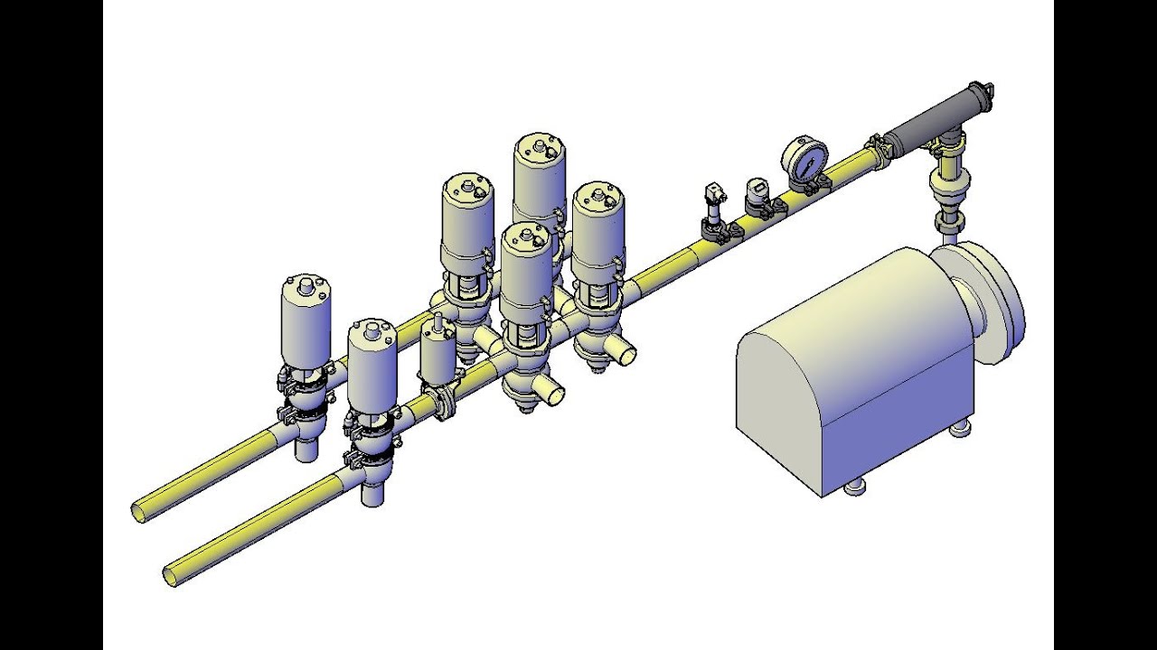 ISO 1127 Fittings Valves Instruments AutoCAD Plant 3D Catalog - YouTube
