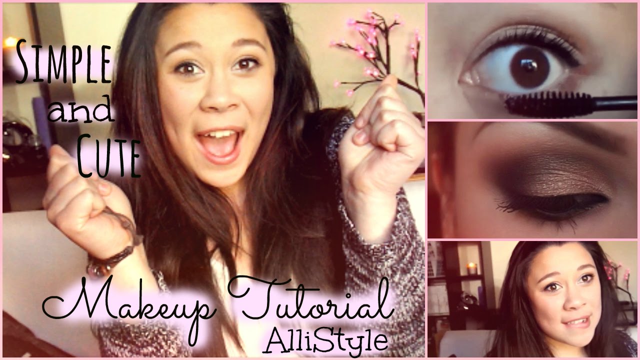 Simple and Cute Makeup Tutorial! ♡ - YouTube