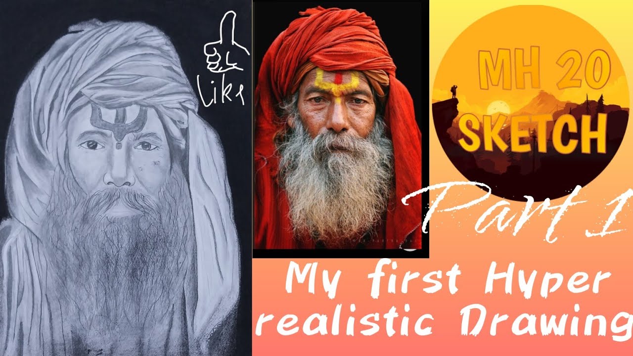 My First Hyper Realistic Drawing Part 1 Youtube