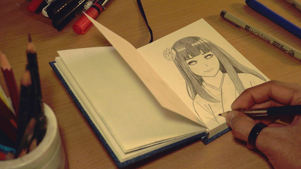 Night🌙 ART VLOG | Anime Drawing Process - YouTube