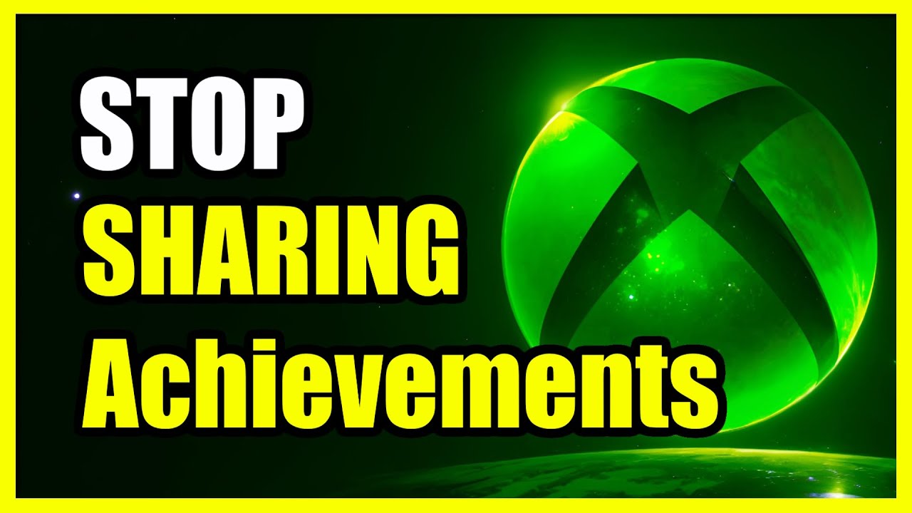 How to Turn OFF Achievements Sharing on Activity Feed on Xbox Series X ...