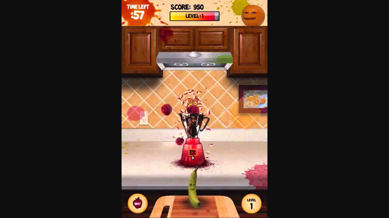 Annoying Orange: Kitchen Carnage iPhone Gameplay Video - YouTube