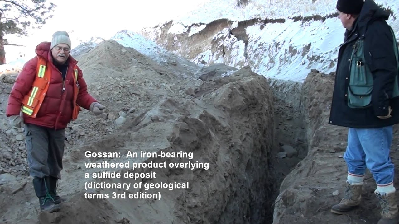 Miner Mountain Gossan Cap Part 2 - November 2010 Trenching - YouTube