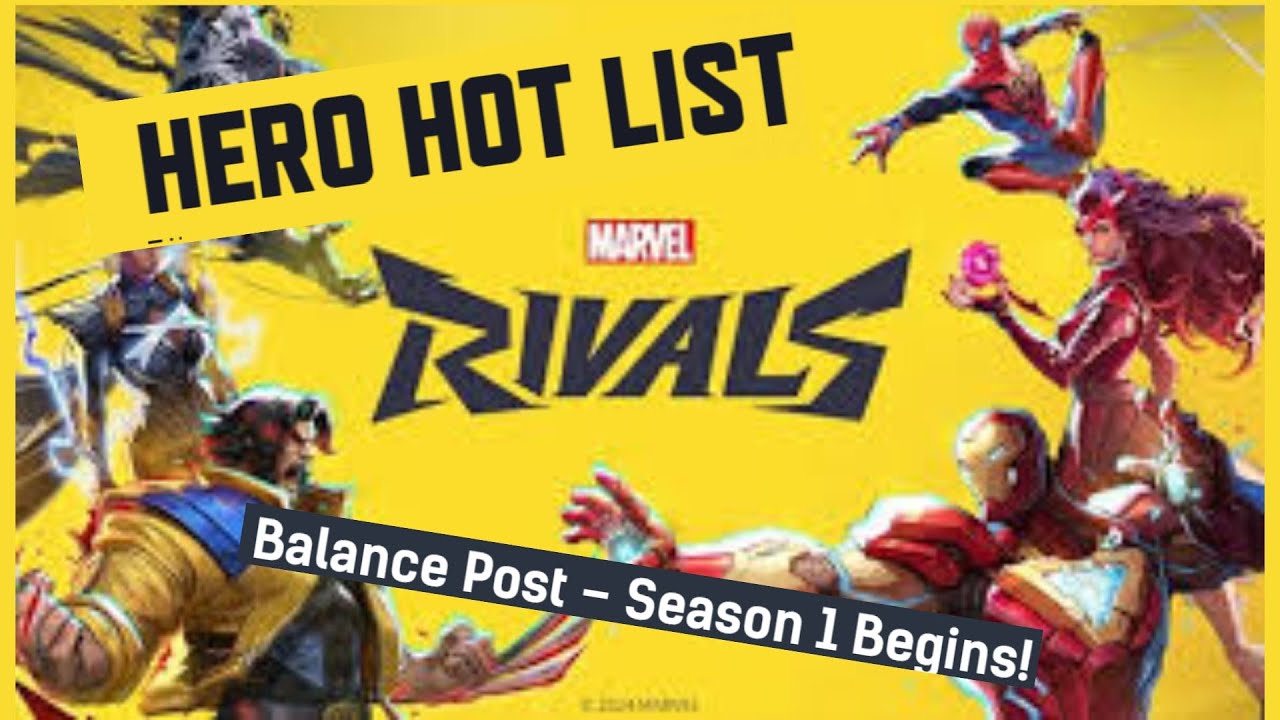 Marvel Rivals Hero Stats And Patch Notes - YouTube