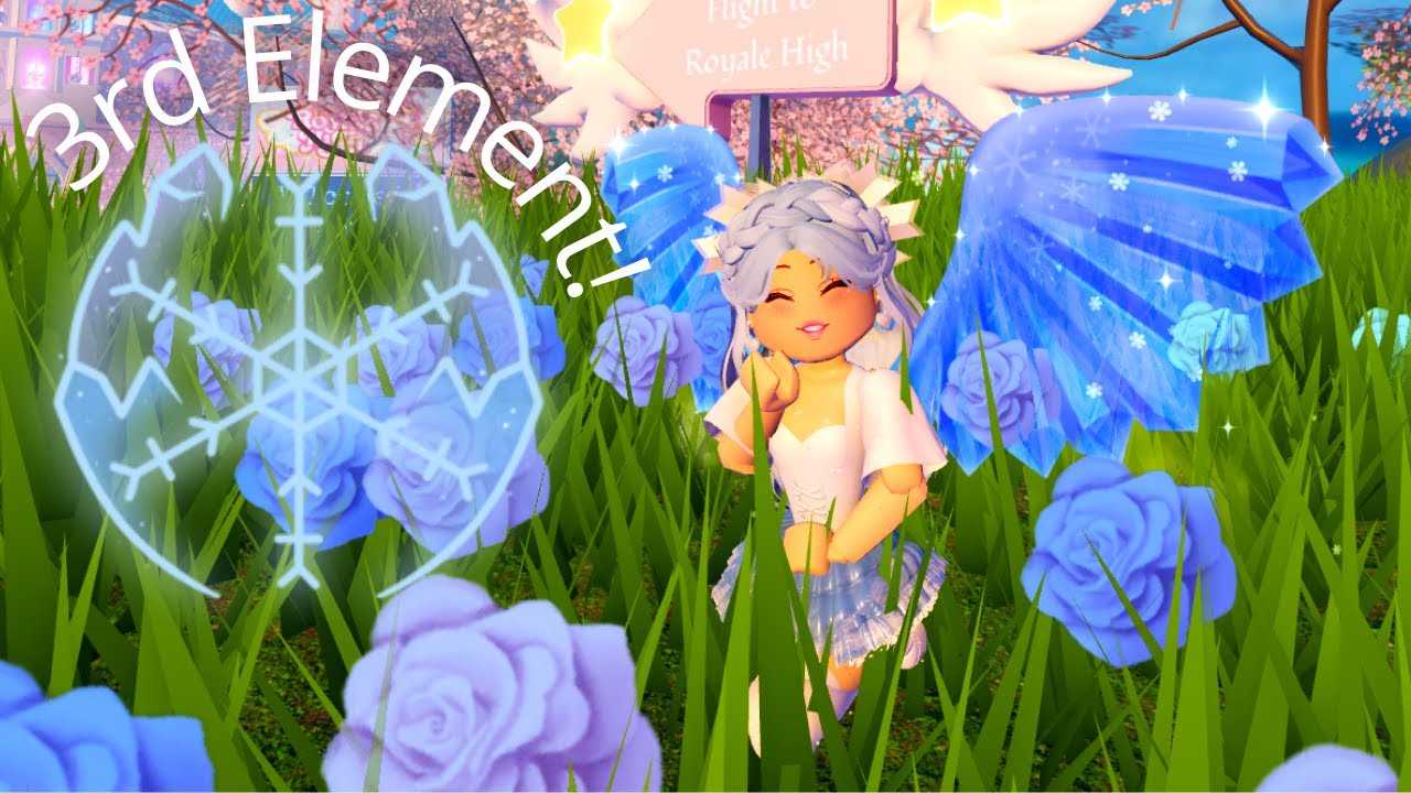 Getting my third element in Roblox Royale High👑 ( ️ICE ️) - YouTube