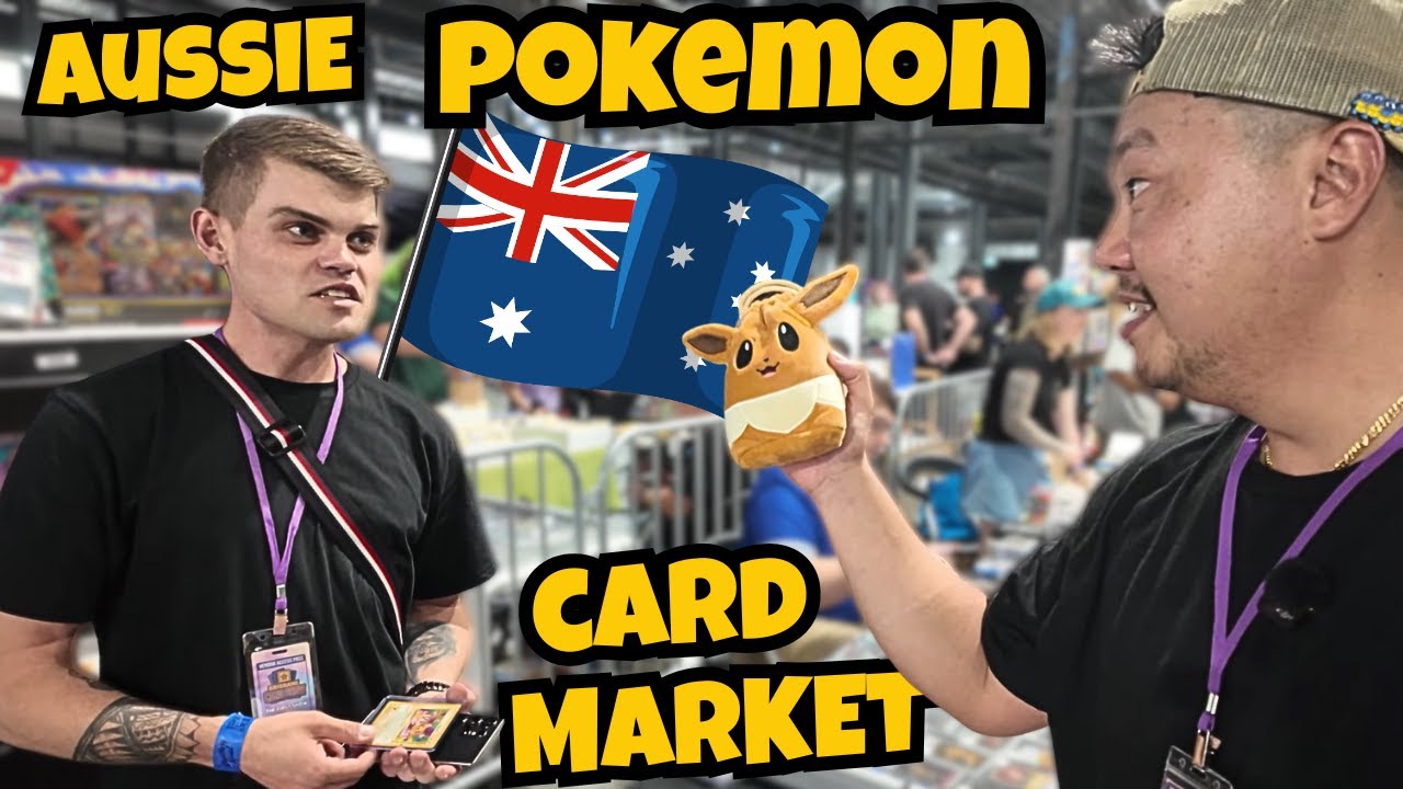 Trading With Vendors At Australian Pokemon Card Market!!! - YouTube