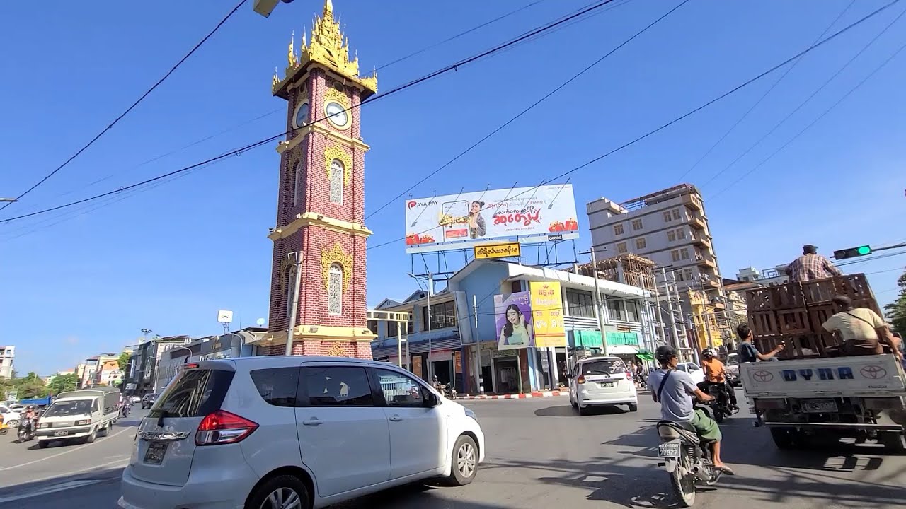 미얀마 한달여정 239, 만달레이 9일 33, Zay Cho Market 짜이쪼 만달레이 시장, 모터바이크 4시간 2만짯 6천원 ...