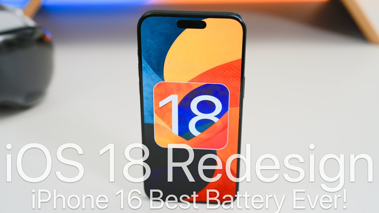 iOS 18 Redesign and iPhone 16 Best Battery Ever! - YouTube