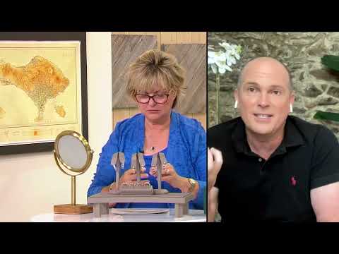 JAI Sterling Silver & Gemstone Status Link Ring or Earring on QVC