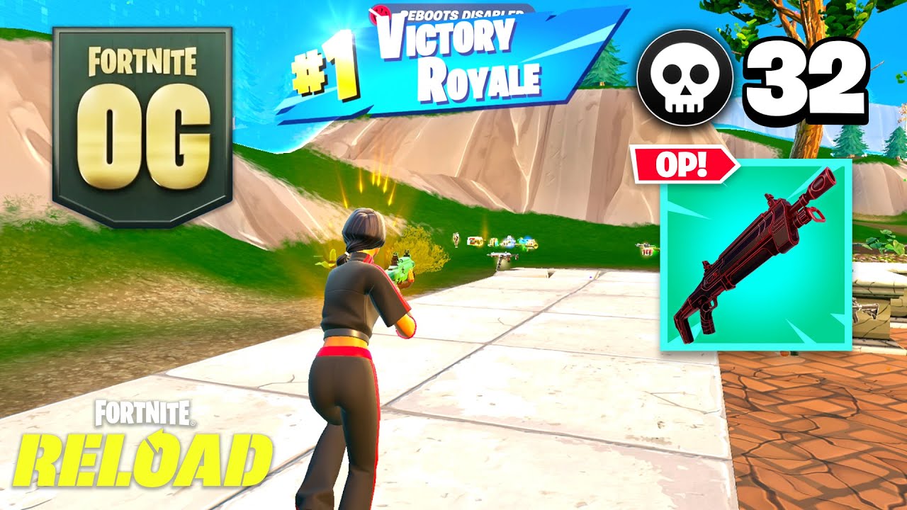 Fortnite Reload | 32 Kill Solo vs Squads OG Gameplay (Keyboard & Mouse ...
