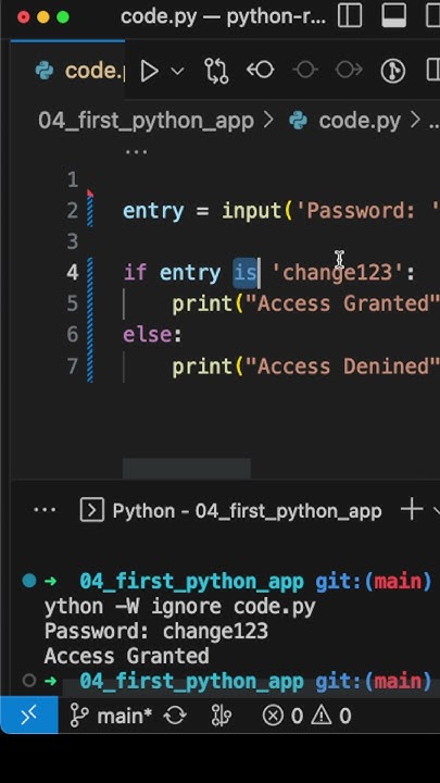 Big Python Mistake Python Programming Coding Learnwithpratap Youtube