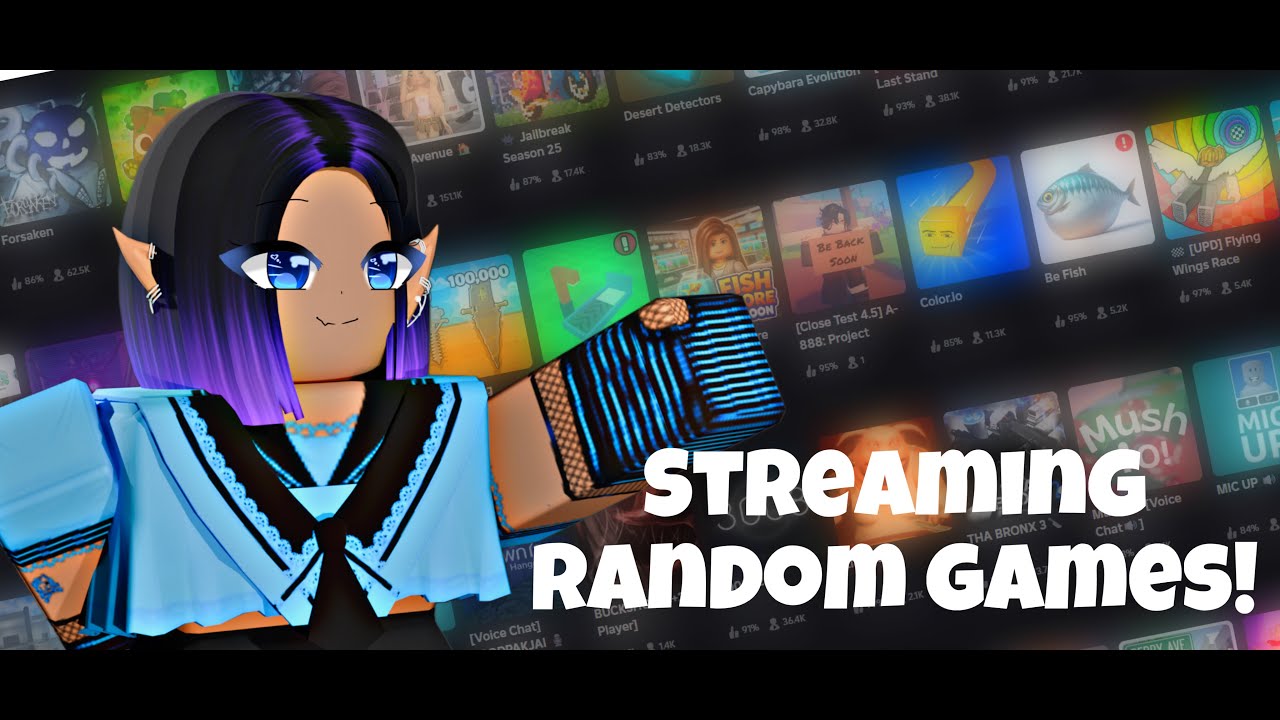 PLAYING RANDOM ROBLOX GAMES GO BRRR! [Roblox] - YouTube