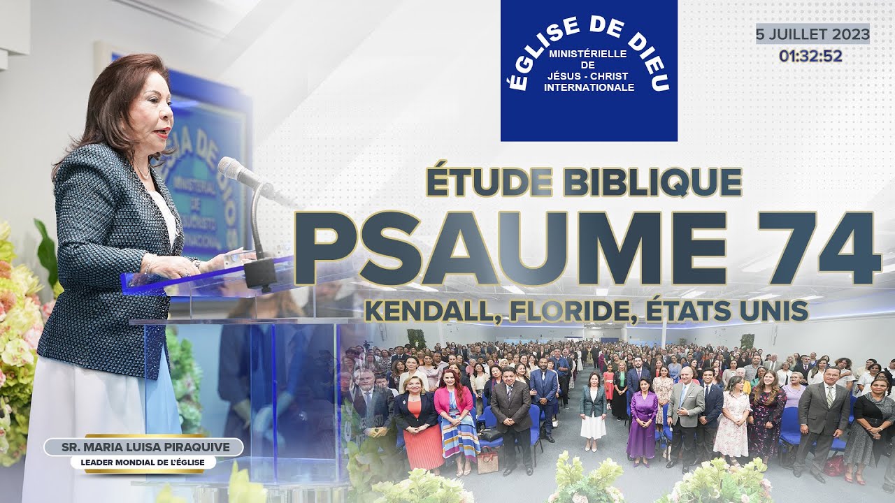 Étude Biblique : Psaume 74 - Sœur María Luisa Piraquive - 05 Juillet ...
