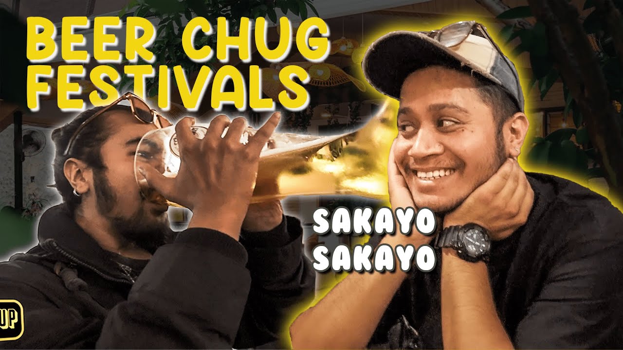 I Beer CHUG ft Team @ParadygmTV I THE GARDENS Yaktober FEST I - YouTube