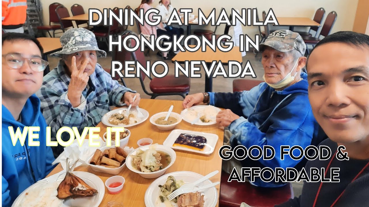 DINING AT MANILA HONGKONG IN RENO NEVADA | GROCERIES AND EATING ...