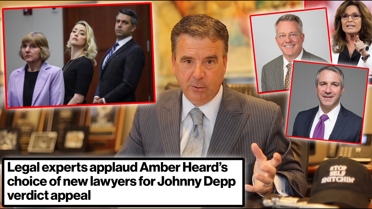 Criminal Lawyer Reacts to Amber Heard's NEW Legal Team and Outlines the ...