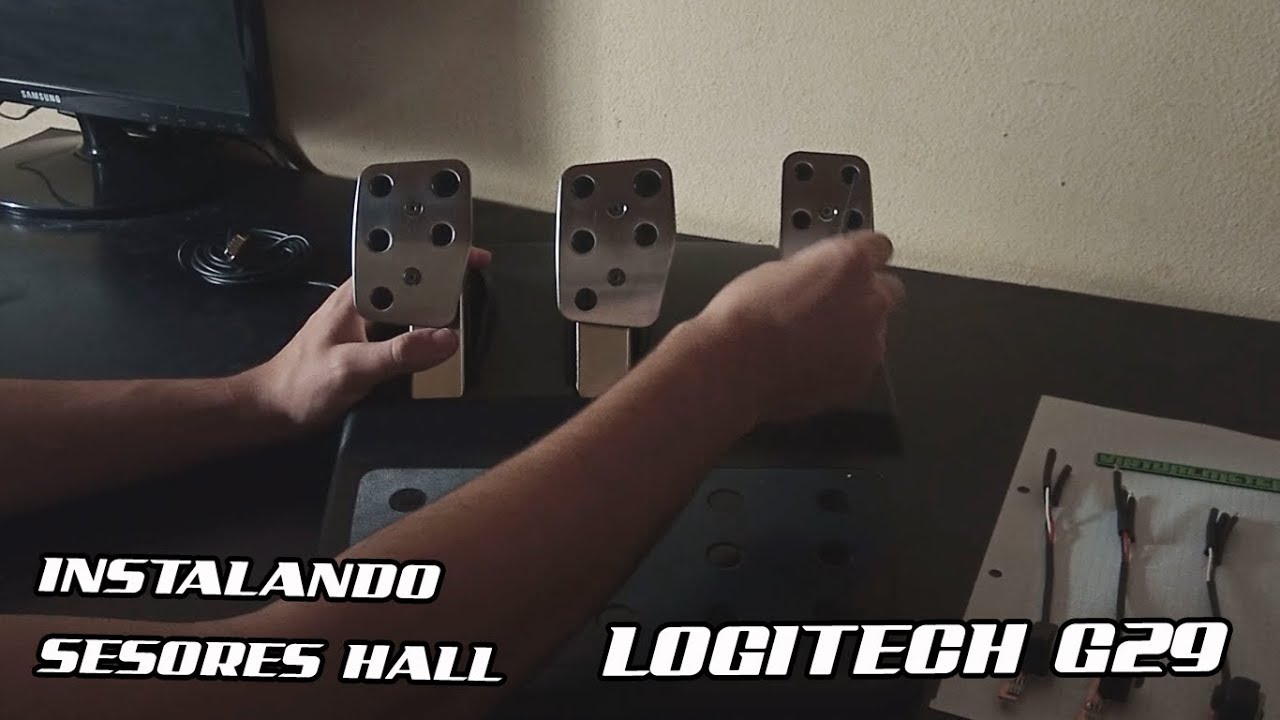 Instalando sensores Hall Logitech G29 - YouTube