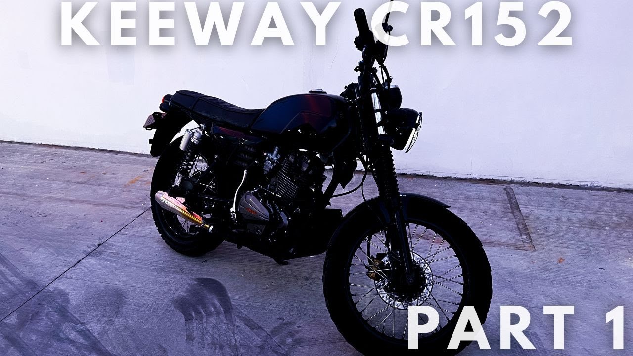 EP4 - Keeway CR152 Scrambler - Customisation - Part 1 - Elbow Repaint ...