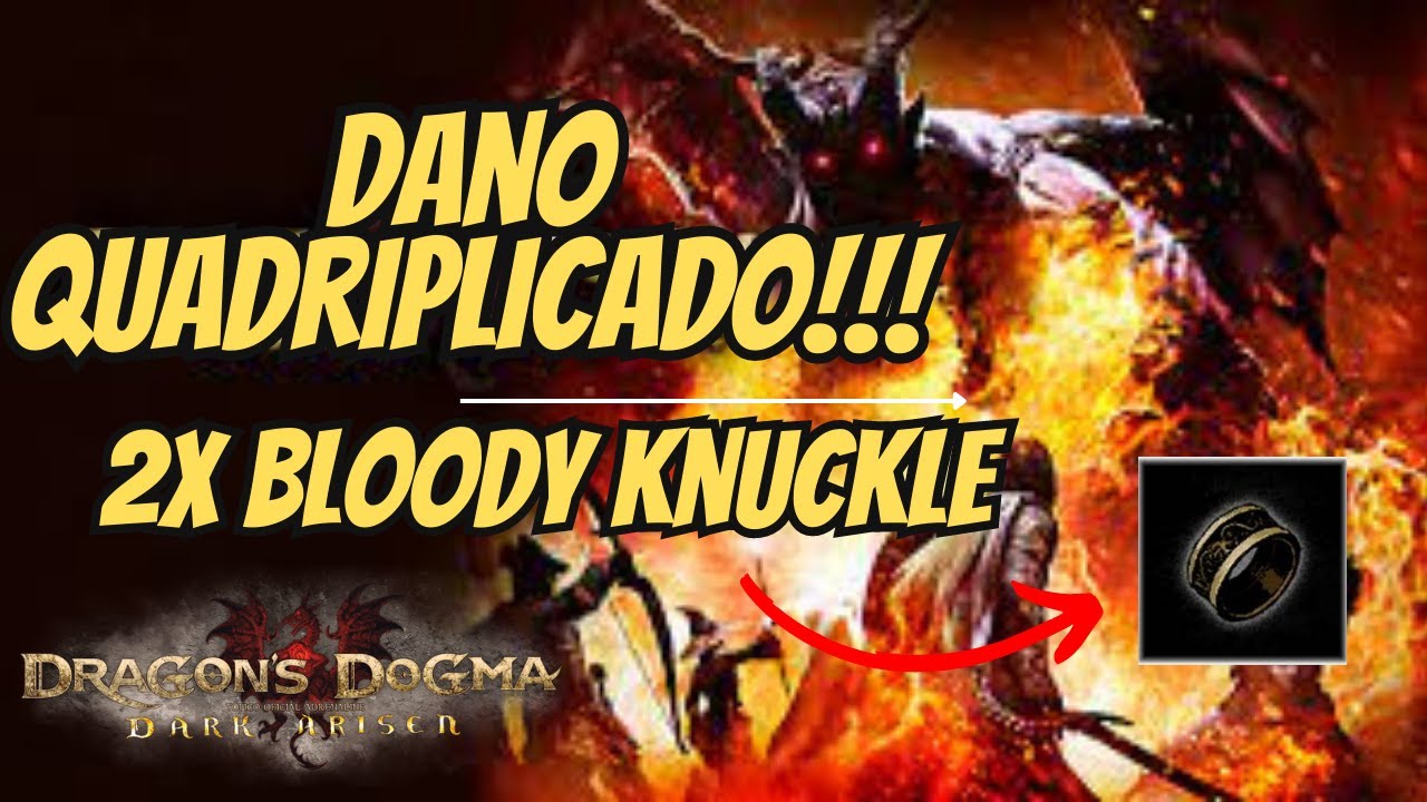 Apenas escudo 2 anéis Bloody Knuckle - Dragon's Dogma - YouTube