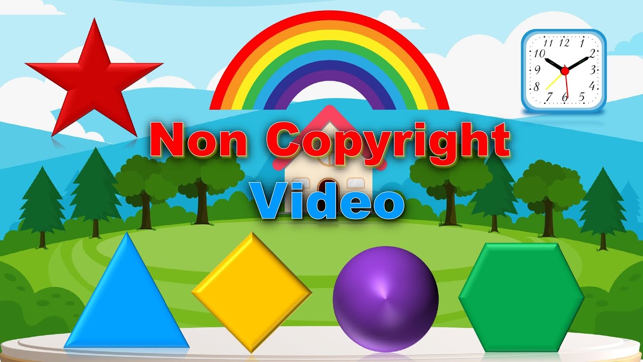 Names of Shapes With Examples | Non Copyright Video | Free Video ...
