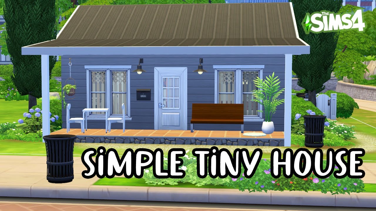 Simple Tiny House // The Sims 4 Speed Build - YouTube