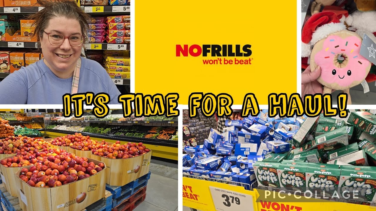 No Frills Haul! Grocery shopping at No Frills! Holiday items have ...