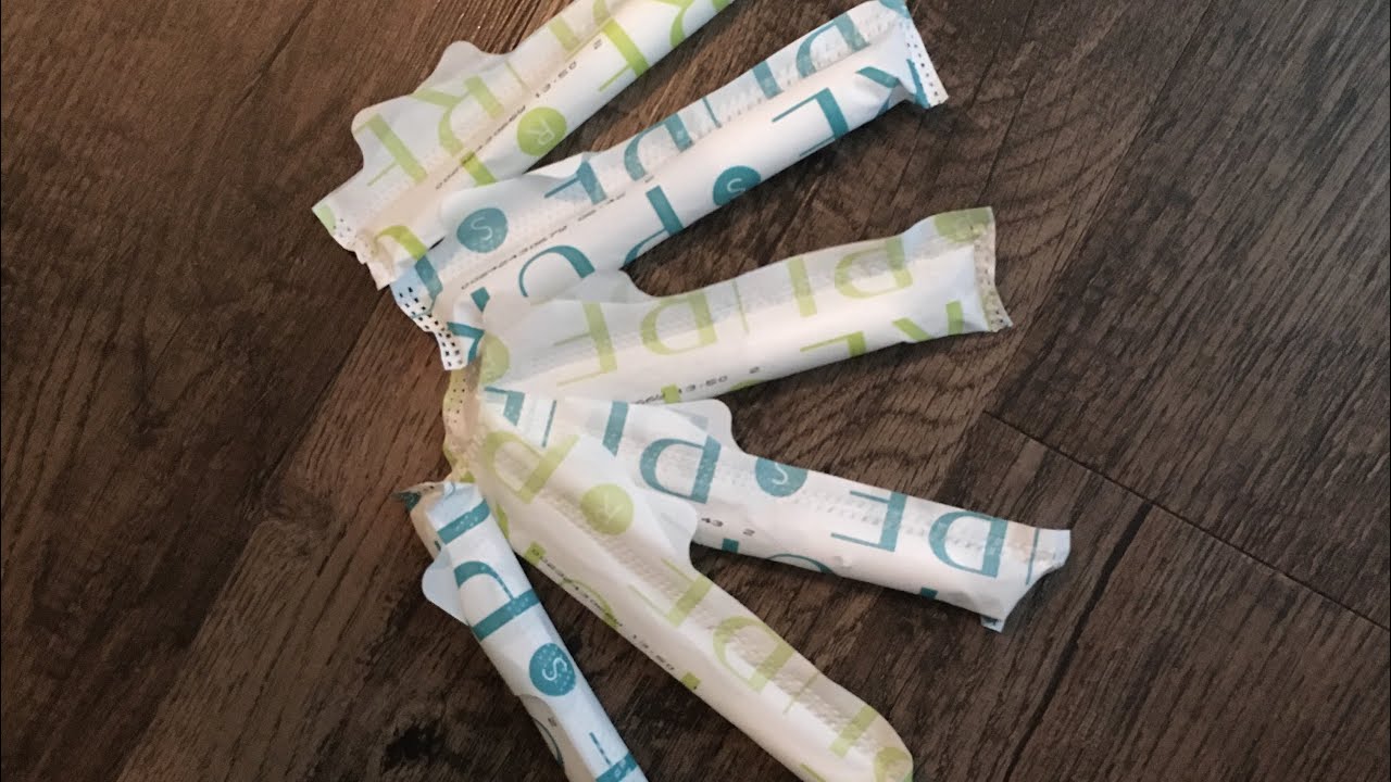 tampax pure tampon review+absorbency test - YouTube