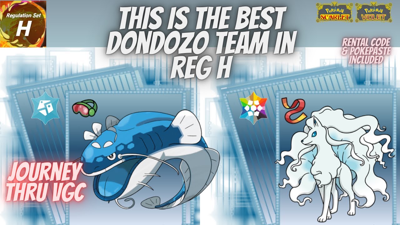 THIS is the BEST DONDOZO team in REG H : Regulation H -Pokemon Scarlet ...