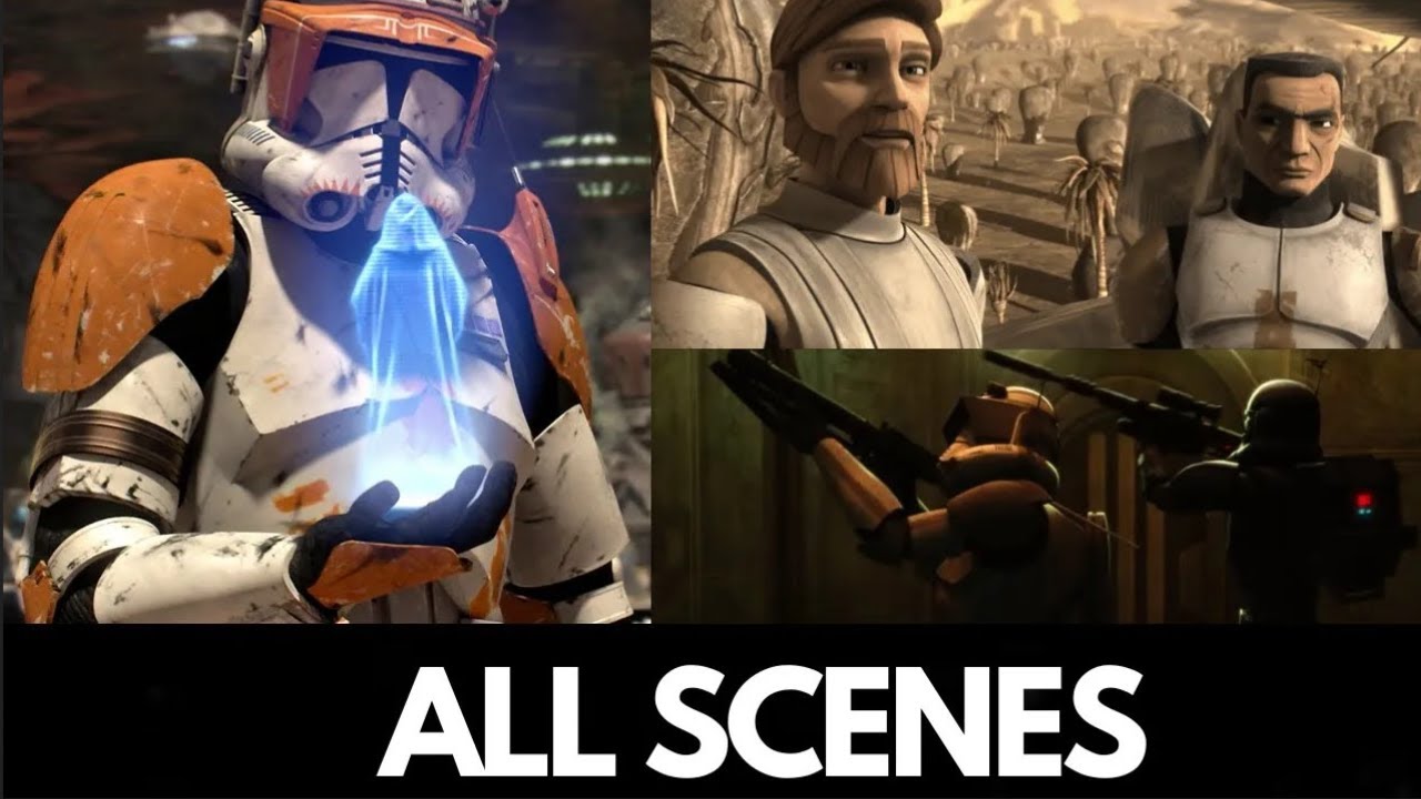 Commander Cody all scenes (Clone Wars, 3, Bad Batch, Rebels) - YouTube