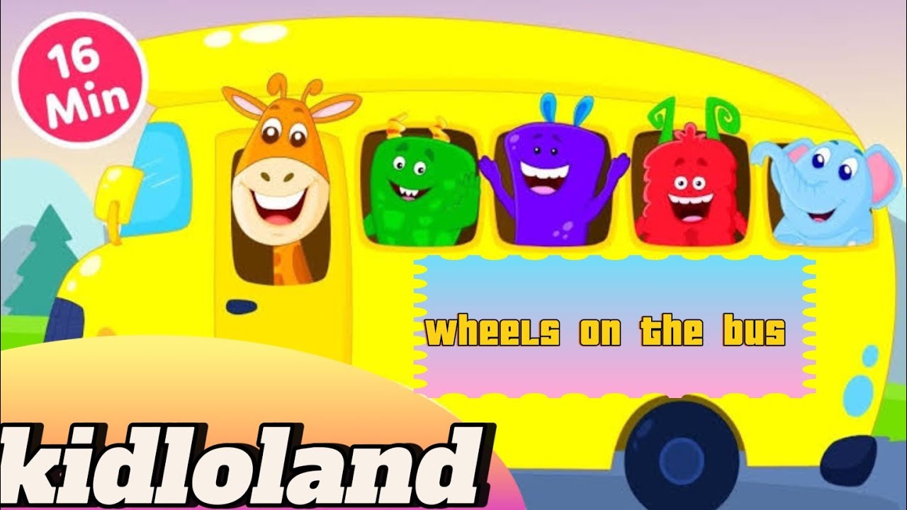 OnThe Bus Nursery Rhymes Kids Songs Chomping Monsters years ago ...