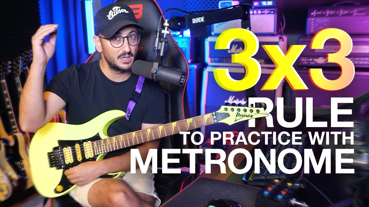3x3 Rule to Practice with the Metronome - YouTube